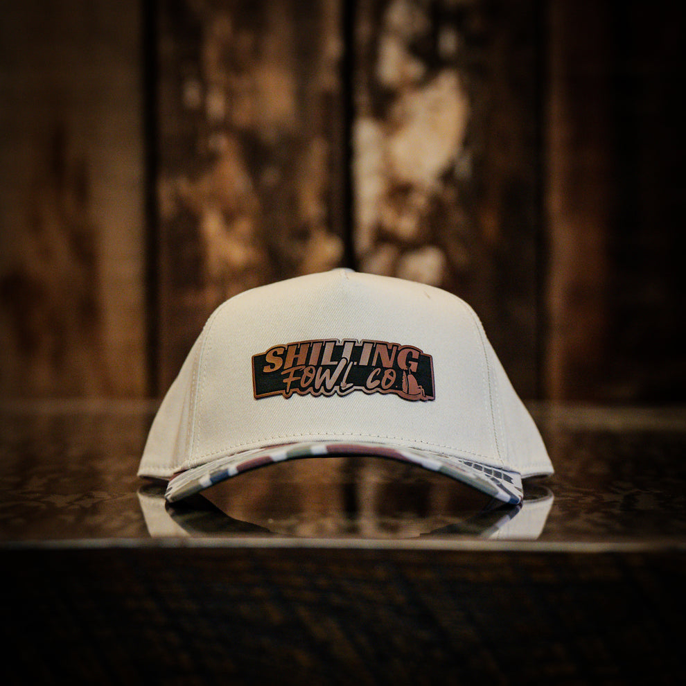 Camo Bill Patch Hat – ShillingFowlCo